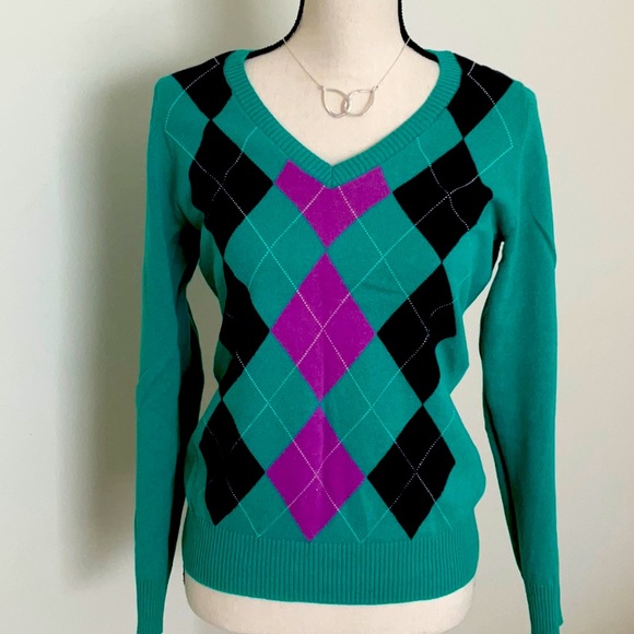 Caribbean Joe | Sweaters | Preppy Argyle Sweater | Poshmark